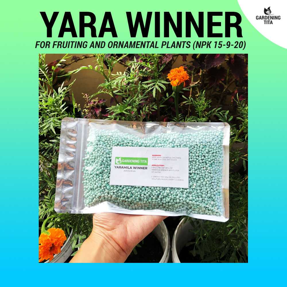 Yaramila Winner Fertilizer NPK 15-9-20 – Gardening Tita